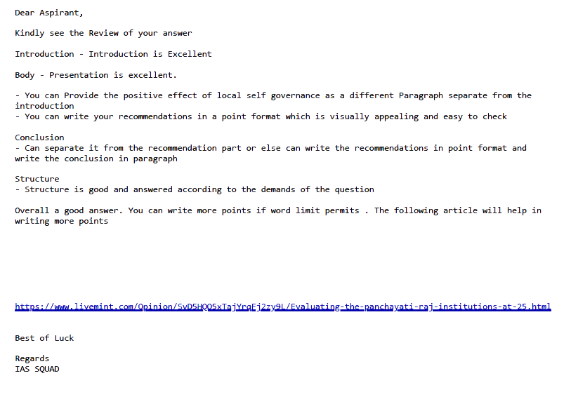 Toppers List - IAS SQUAD